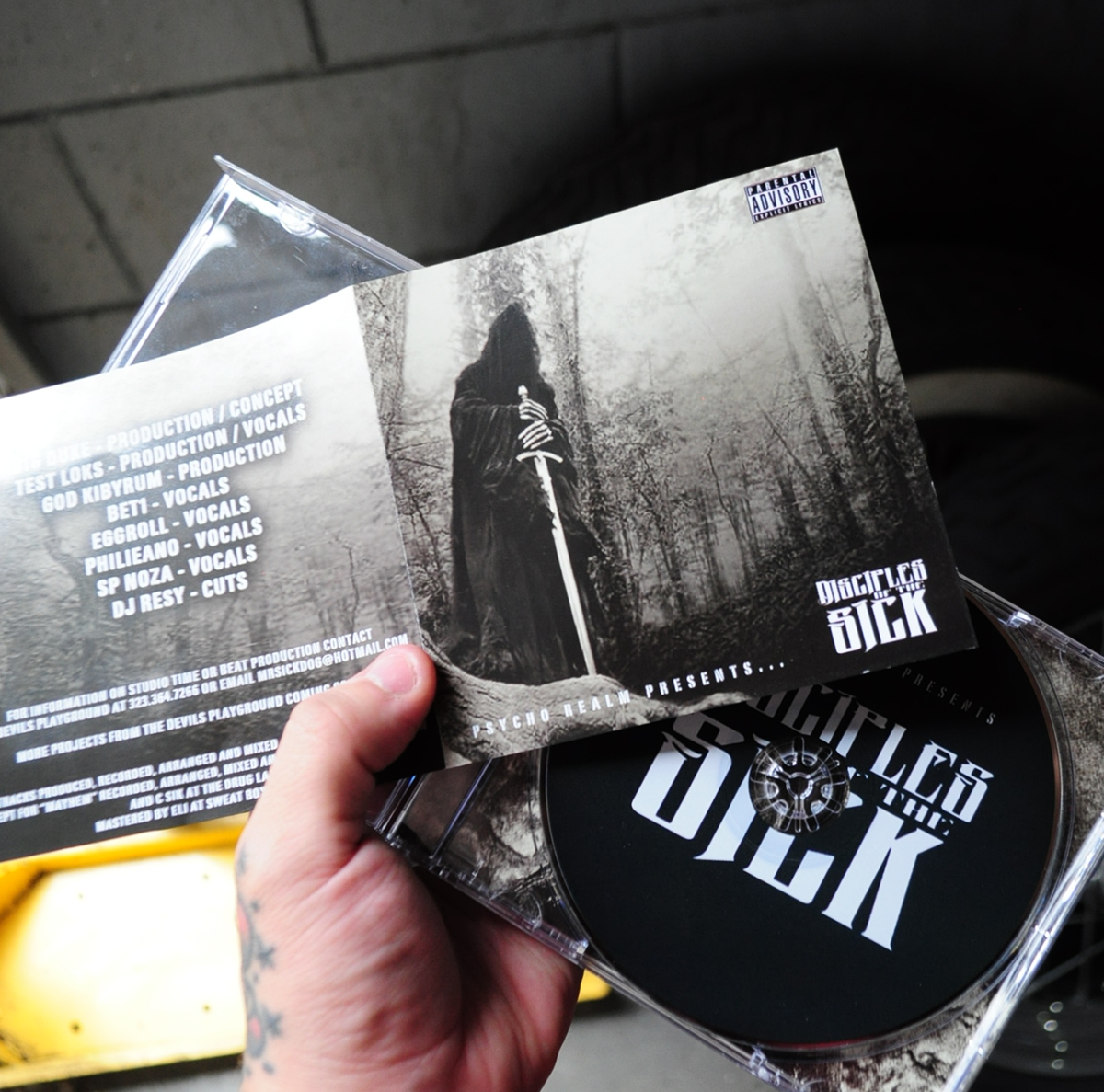 Disciples Of The Sick CD – The Psycho Shop / Psycho Realm Merchandise