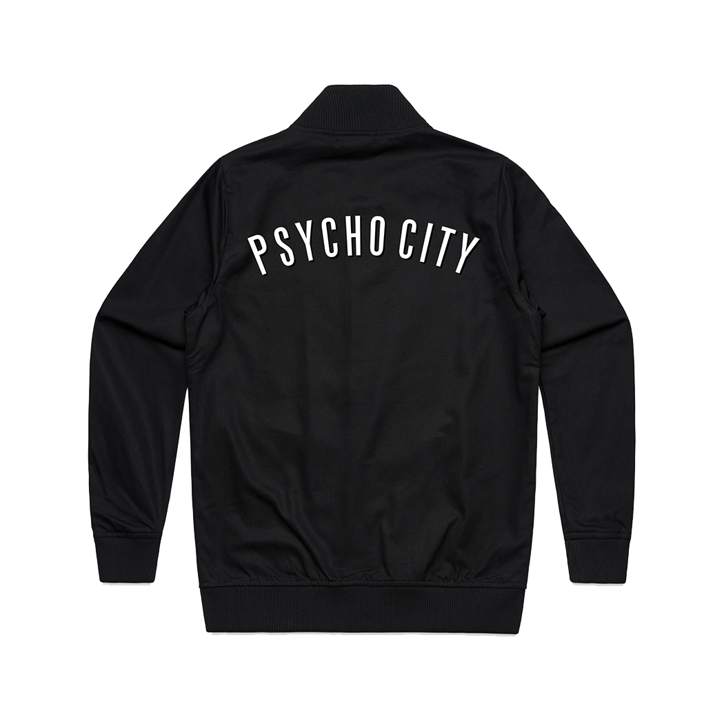 PSYCHO CITY BOMBER JACKET (BLACK) – The Psycho Shop / Psycho Realm ...