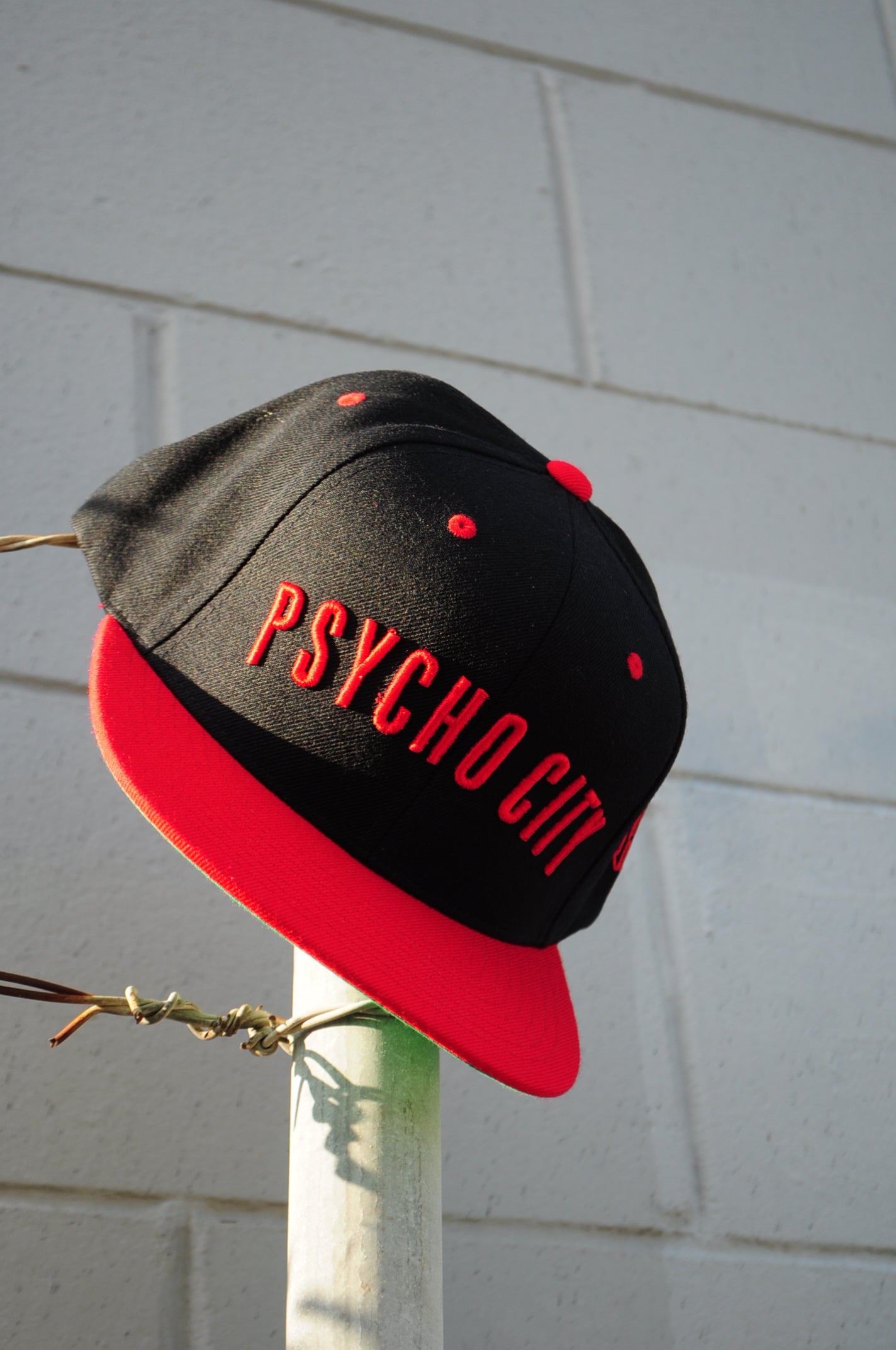 Psycho City Snap Back - Black/Red - The Psycho Realm – The Psycho Shop ...
