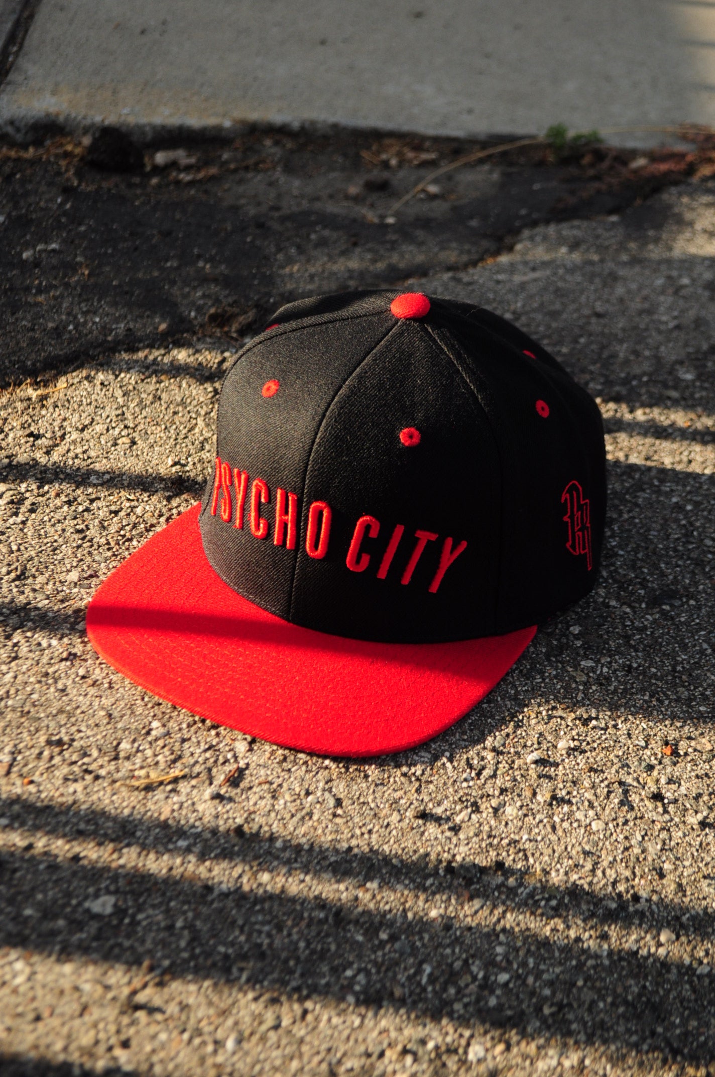 Psycho City Snap Back - Black/Red - The Psycho Realm – The Psycho Shop ...