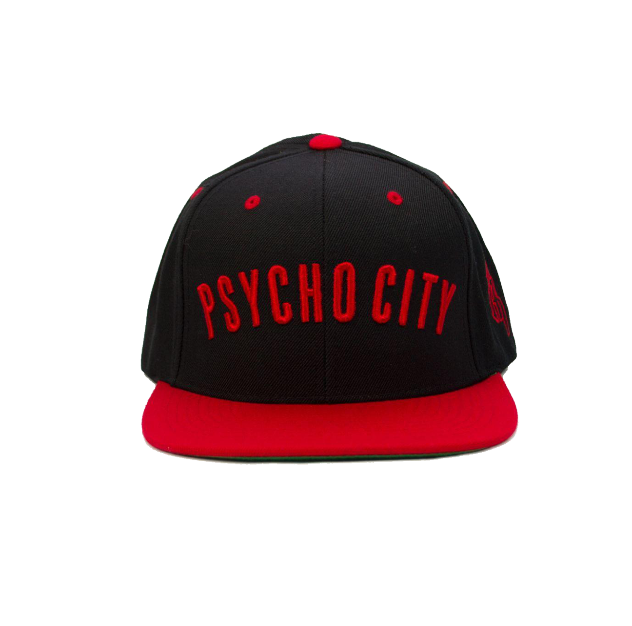 Psycho City Snap Back - Black/Red - The Psycho Realm – The Psycho Shop ...