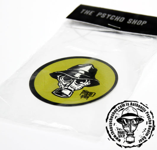 PSYCHO REALM OG MASK STICKER – The Psycho Shop / Psycho Realm Merchandise