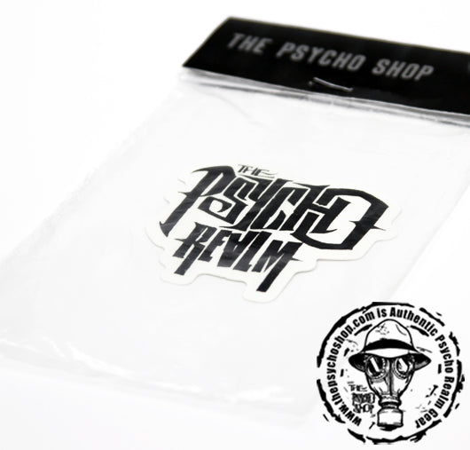 THE PSYCHO REALM LOGO STICKER – The Psycho Shop / Psycho Realm Merchandise